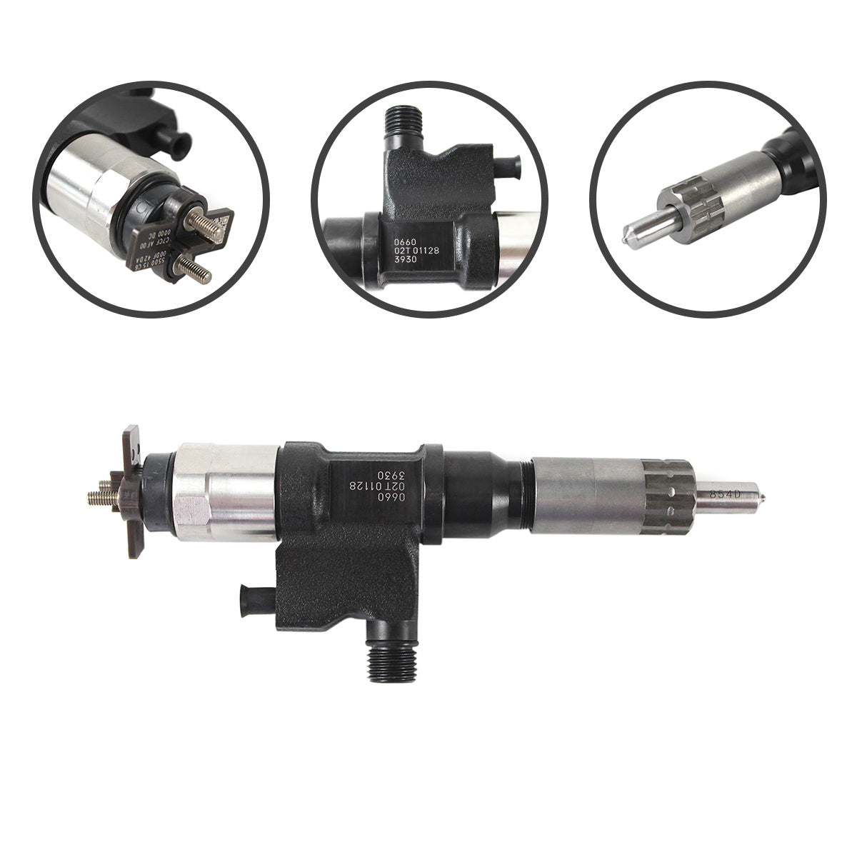 095000-0660 Fuel Injector for Isuzu 4HK1/6HK1 Engine - Marginal Hydraulic