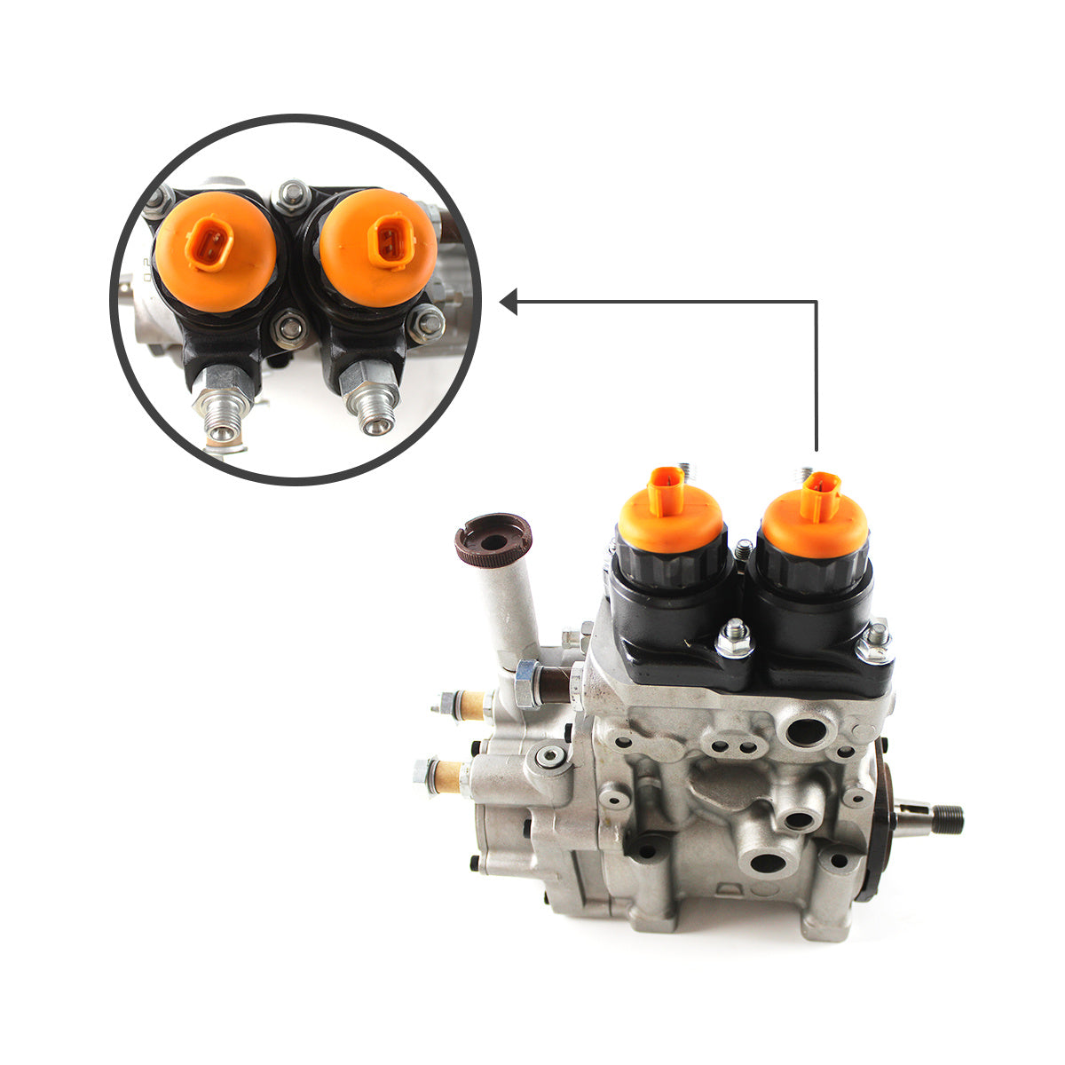 6156-71-1112 Fuel Injection Pump for Komatsu PC450-7 6D125 Engine ...