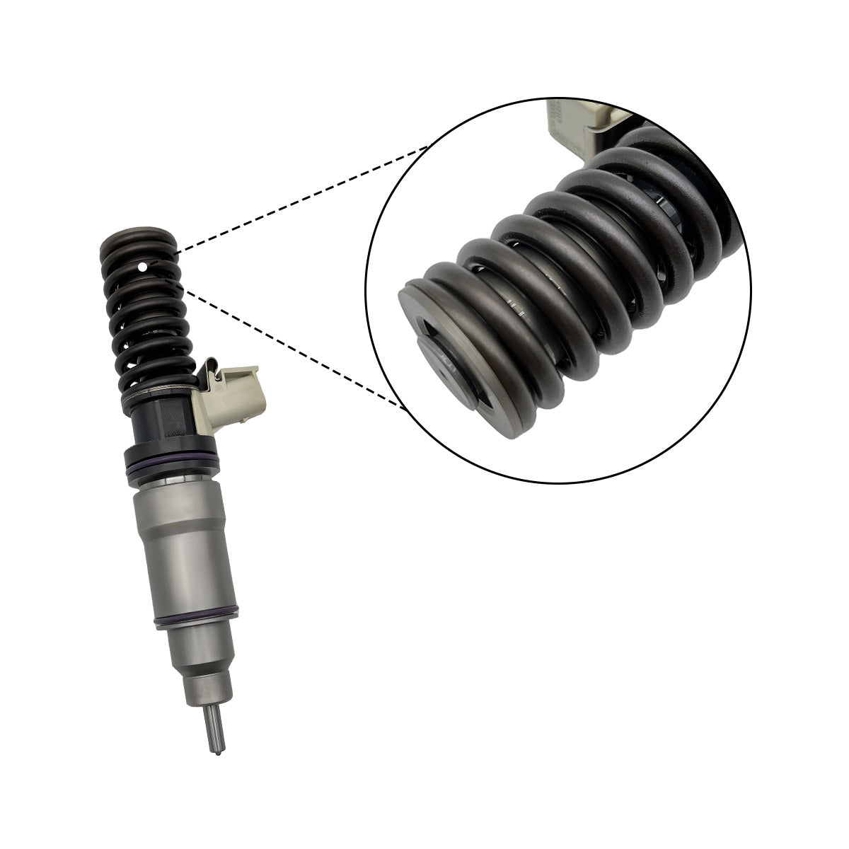 Fuel Injector FE4E00001 for Detroit Series 60 14.0L Diesel Engine ...